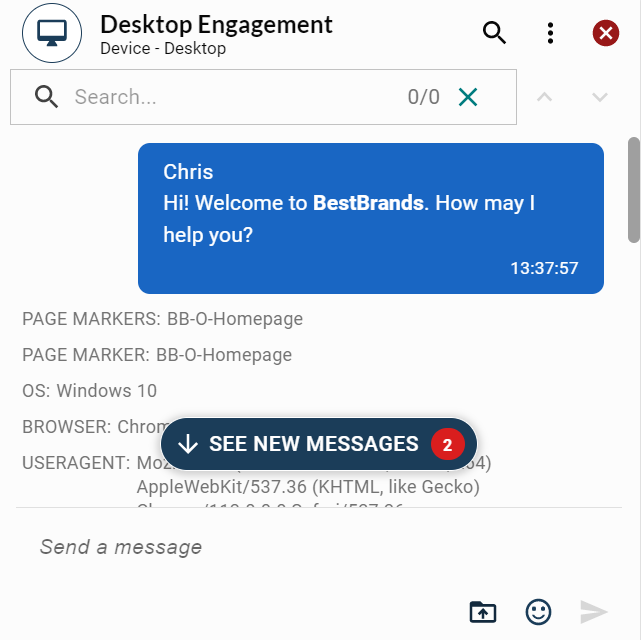 Active Engagement window