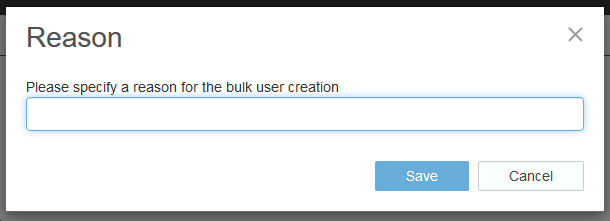 Bulk Create Users