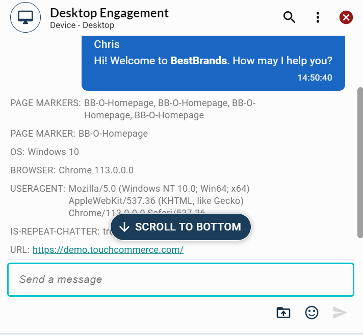 Engagement transcript