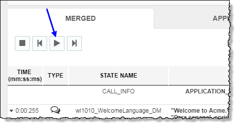 [Call View] - Listening to recorded speech