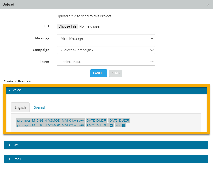 Send messages to consumers