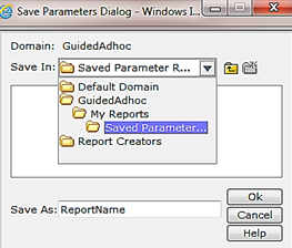 Saving Report Templates